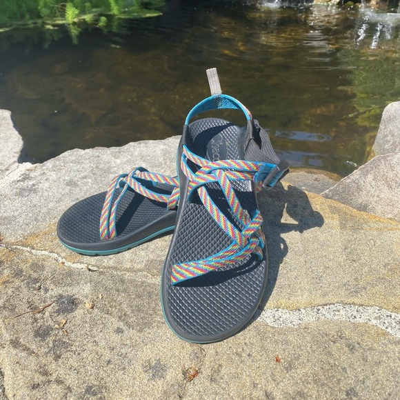 Chaco | Shoes | Kids Chaco Yampa Zx2 Fiesta Rainbowsandals Sz 3 | Poshmark